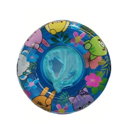 Colac bebe pentru inot, cu chilotel plasa din bumbac, albastru, 60 cm ...