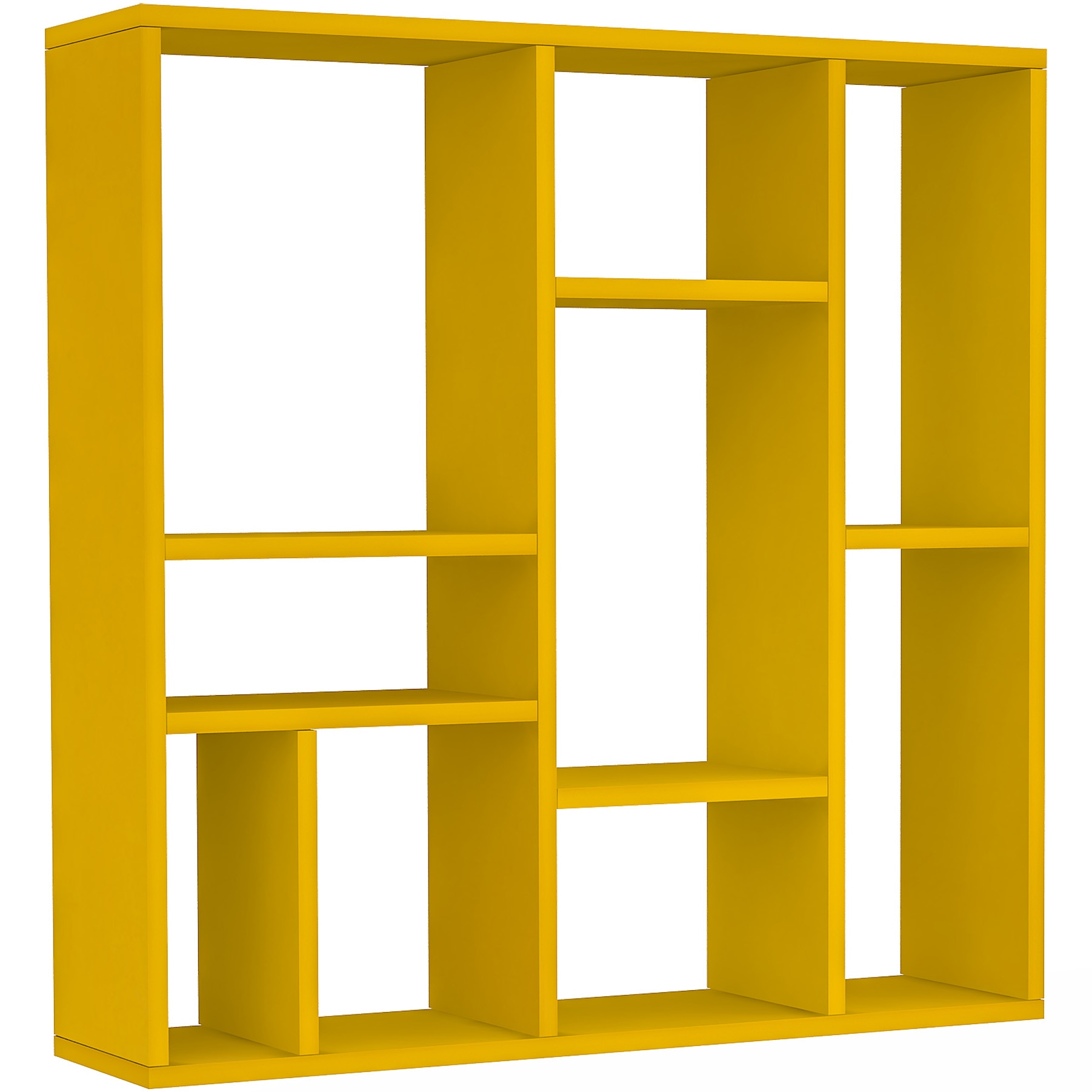 Etajera Gauge Concept Laden, 100x100x22 cm, galben, PAL - eMAG.ro