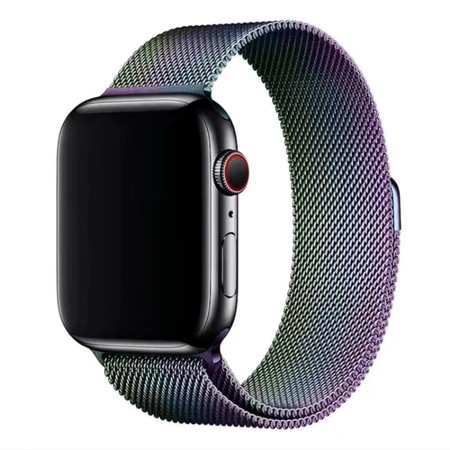 Curea smartwatch, Inox, Inchidere magnetica, Compatibil cu Apple Watch ...
