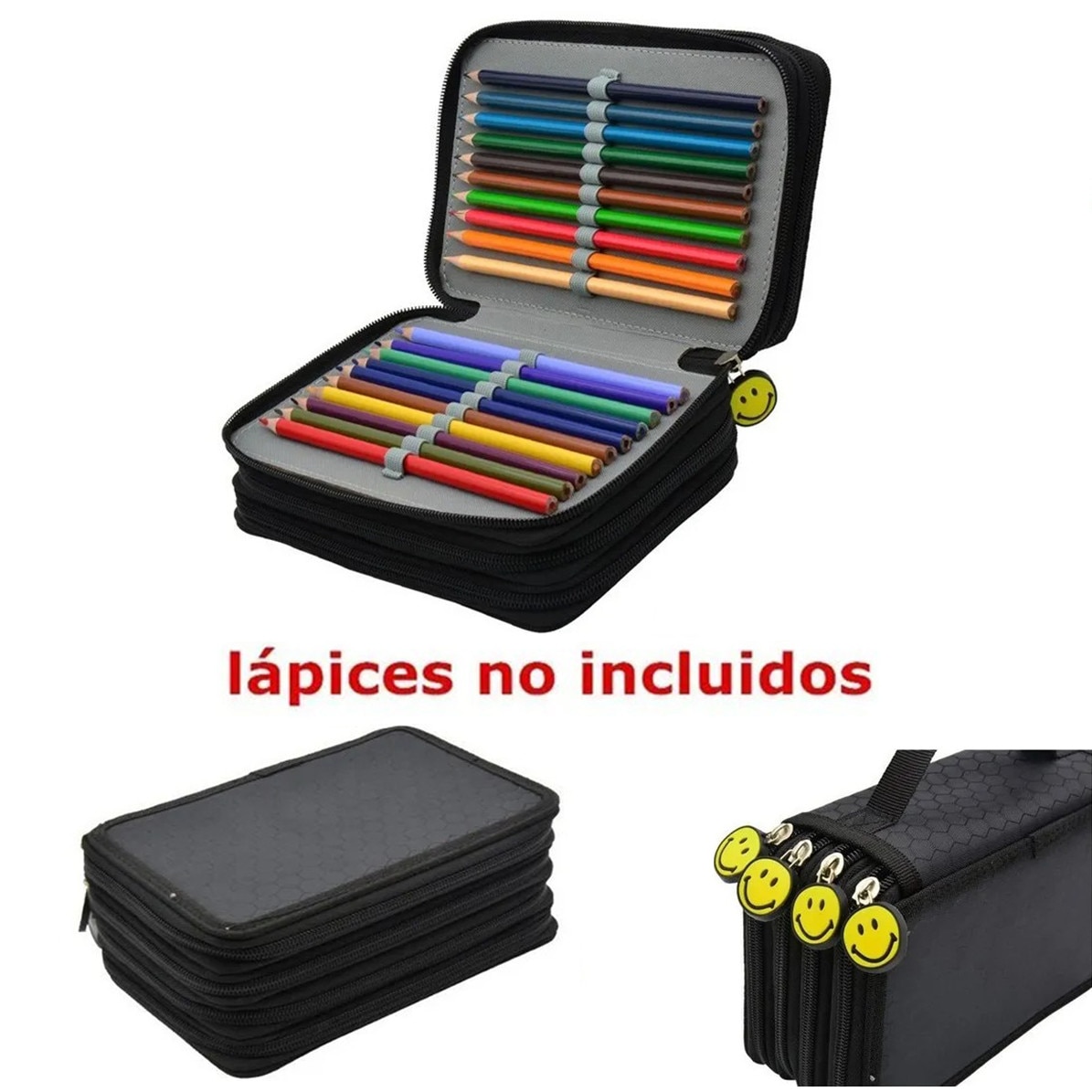 Penar, Poliester, 20x8x12.5 cm, Negru - eMAG.ro