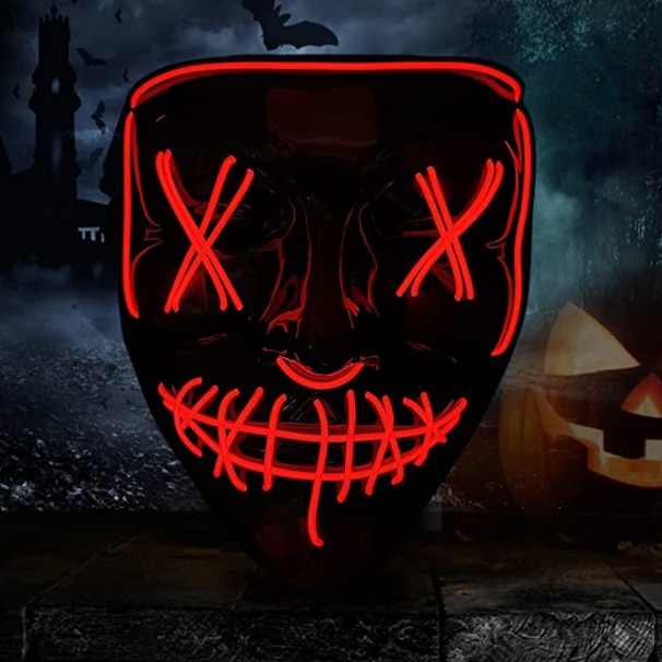 Masca LED Carnaval, Festival, Cosplay, Halloween cu 3 Moduri de ...