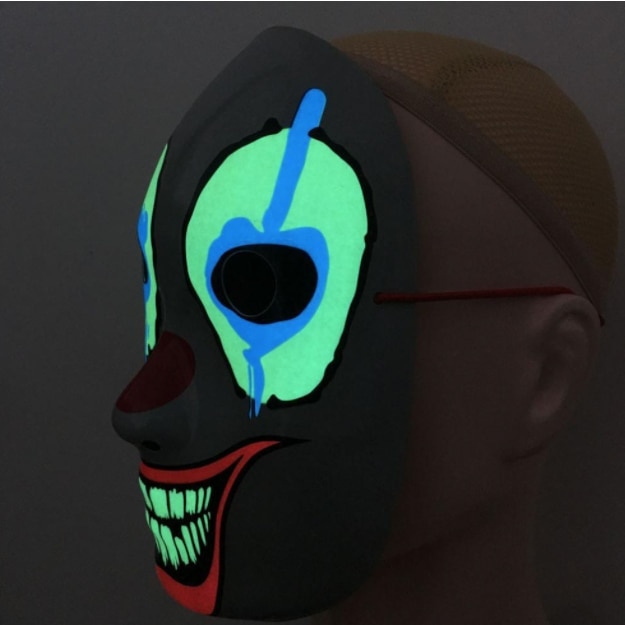 Masca LED Carnaval, Festival, Cosplay, Halloween cu 3 Moduri de ...