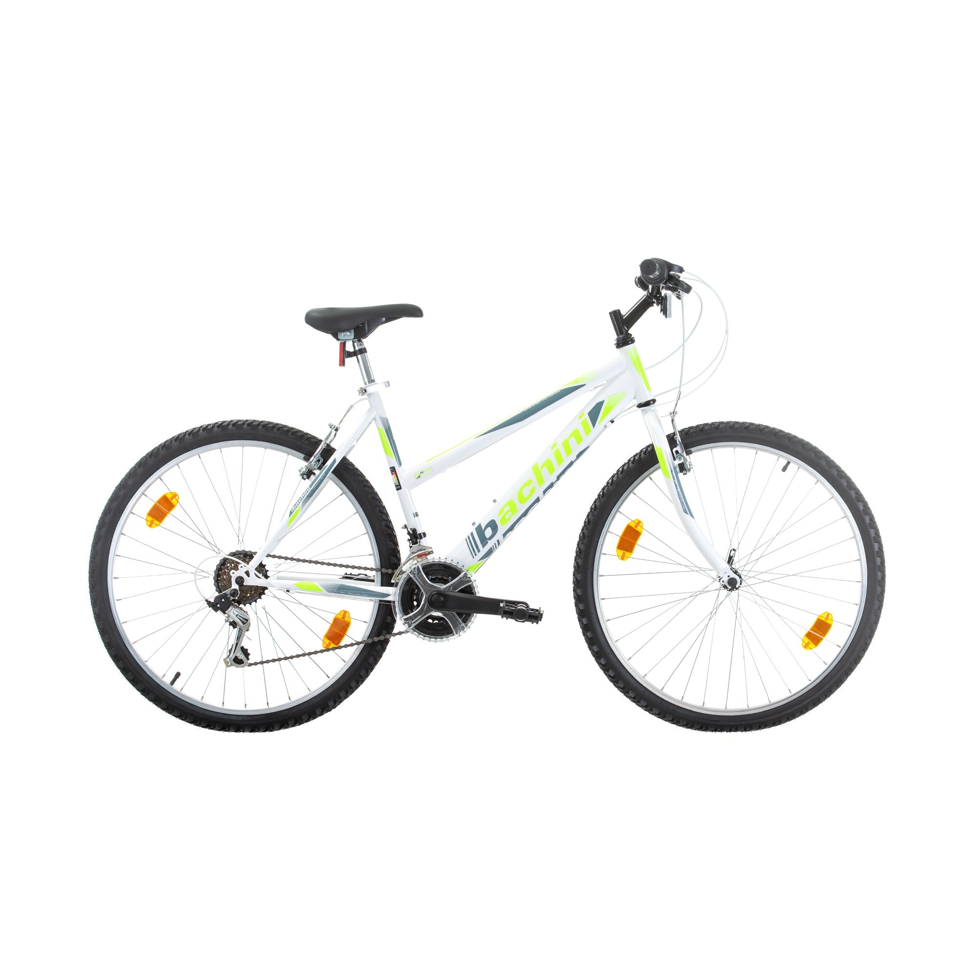 Mountain bike 6St sense, BACHINI, 26", Alb/Verde - eMAG.ro