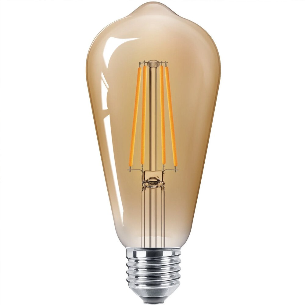 Bec filament fsl clasic, E27, 6.5 W, 650 lm, lumina calda, 2200 k ...