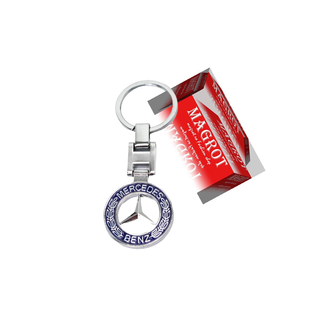 Breloc Mercedes 3d cu doua fete, metalic Magrot 0100 - eMAG.ro