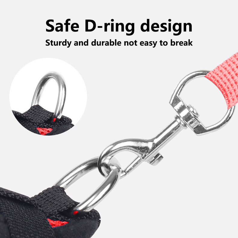 Set Ham si lesa pentru o pisica si un catelus, L, Rosu - eMAG.ro