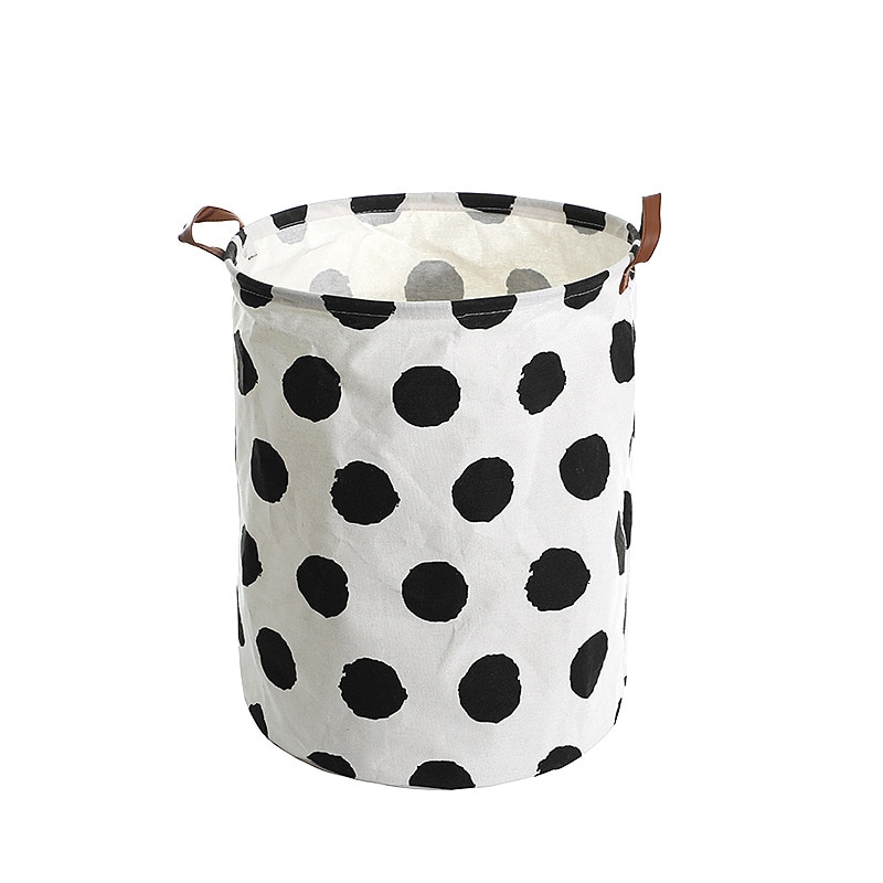 Cos Pliabil Pentru Jucarii, rufe, bumbac canvas, impermeabila, bumbac ...