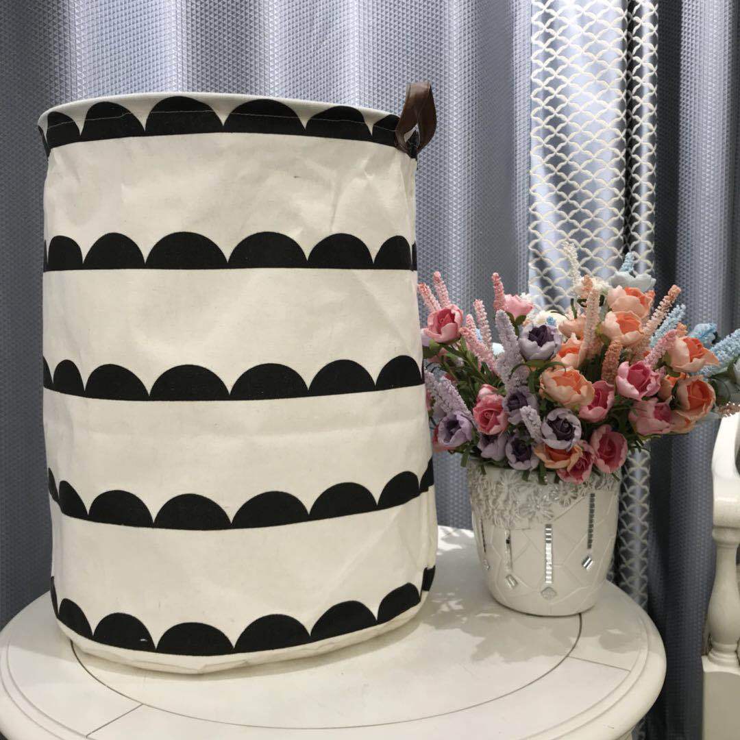 Cos Pliabil Pentru Jucarii, rufe, bumbac canvas, impermeabila, bumbac ...