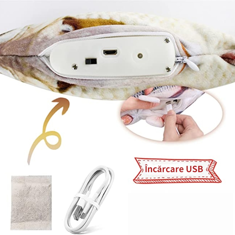 Peste electric pentru pisici, Senmase, Plus, Incarcare USB, 320mAh ...