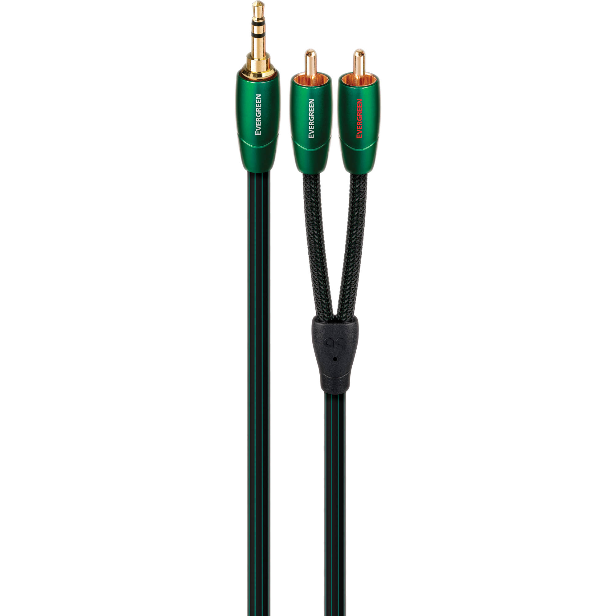 Cablu audio 3.5mm - 2RCA AudioQuest Evergreen 1m - eMAG.ro