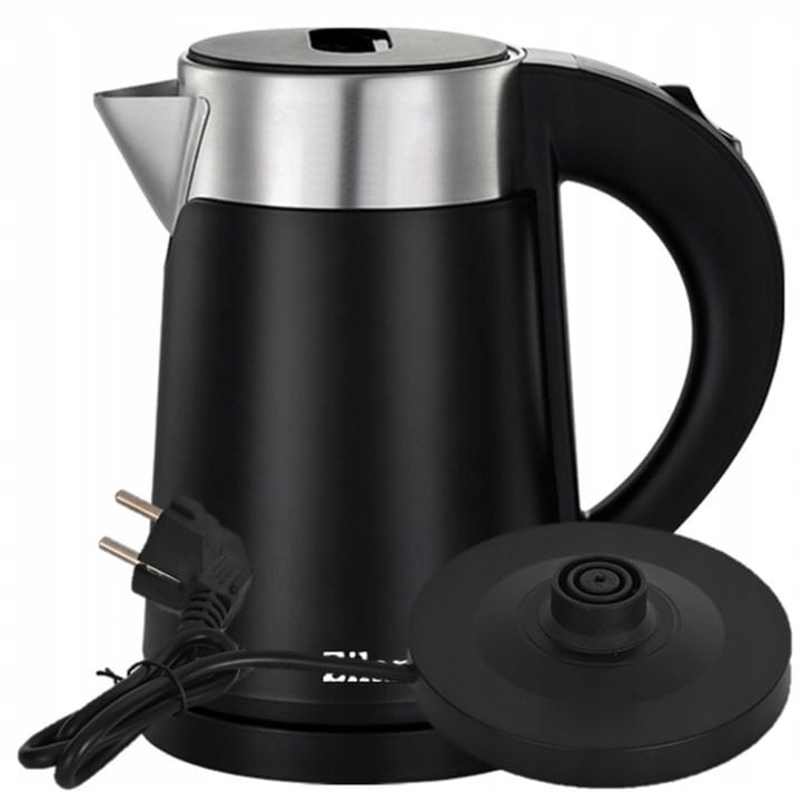 Fierbator electric Zilan ZLN3387 Negru cu pereti dublii, putere 800W, capacitate 0.8L, inox ...