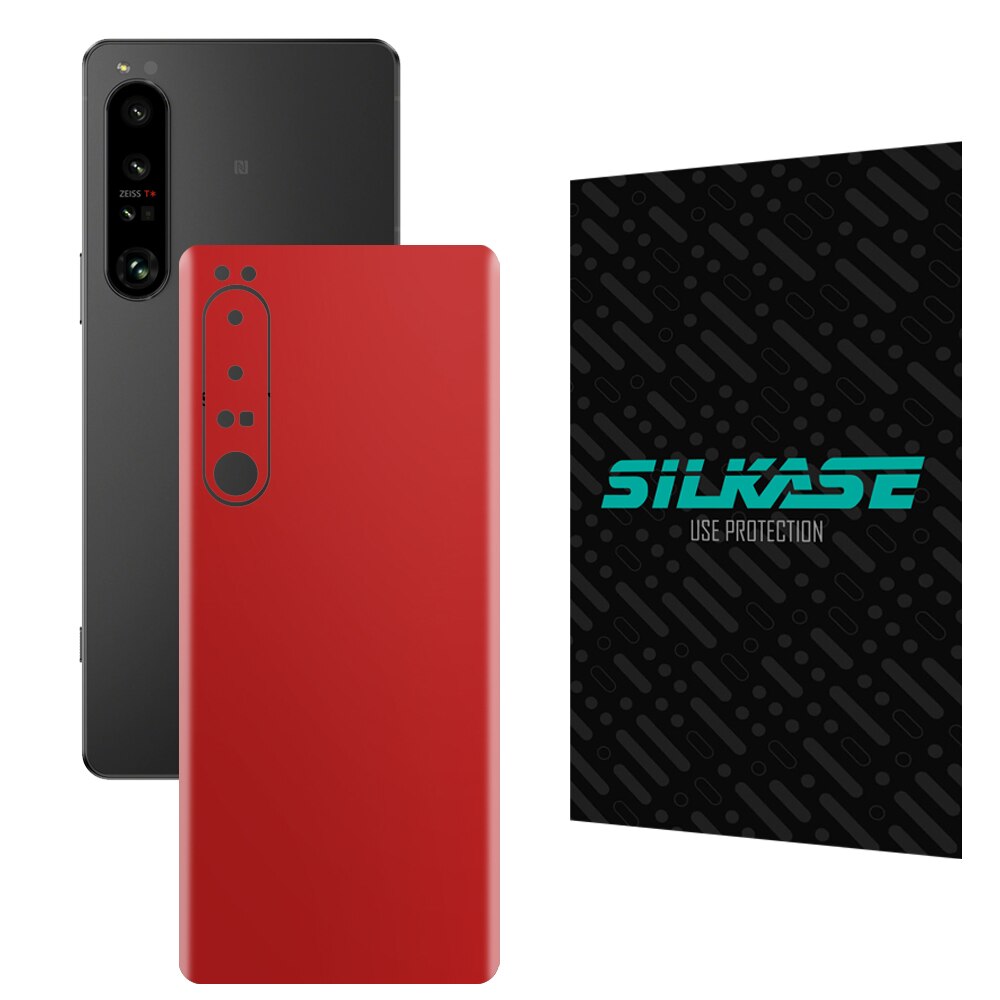 SILKASE bőrfólia Sony Xperia Pro-I-hez, piros, telefon hátvédő - eMAG.hu