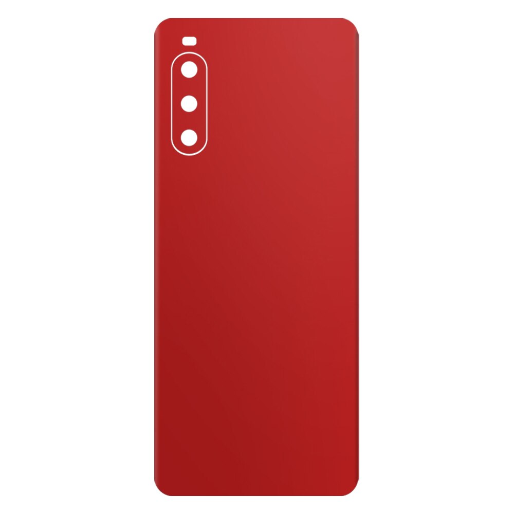 Folie skin SILKASE pentru Sony Xperia 10 IV, rosu, protectie spate ...