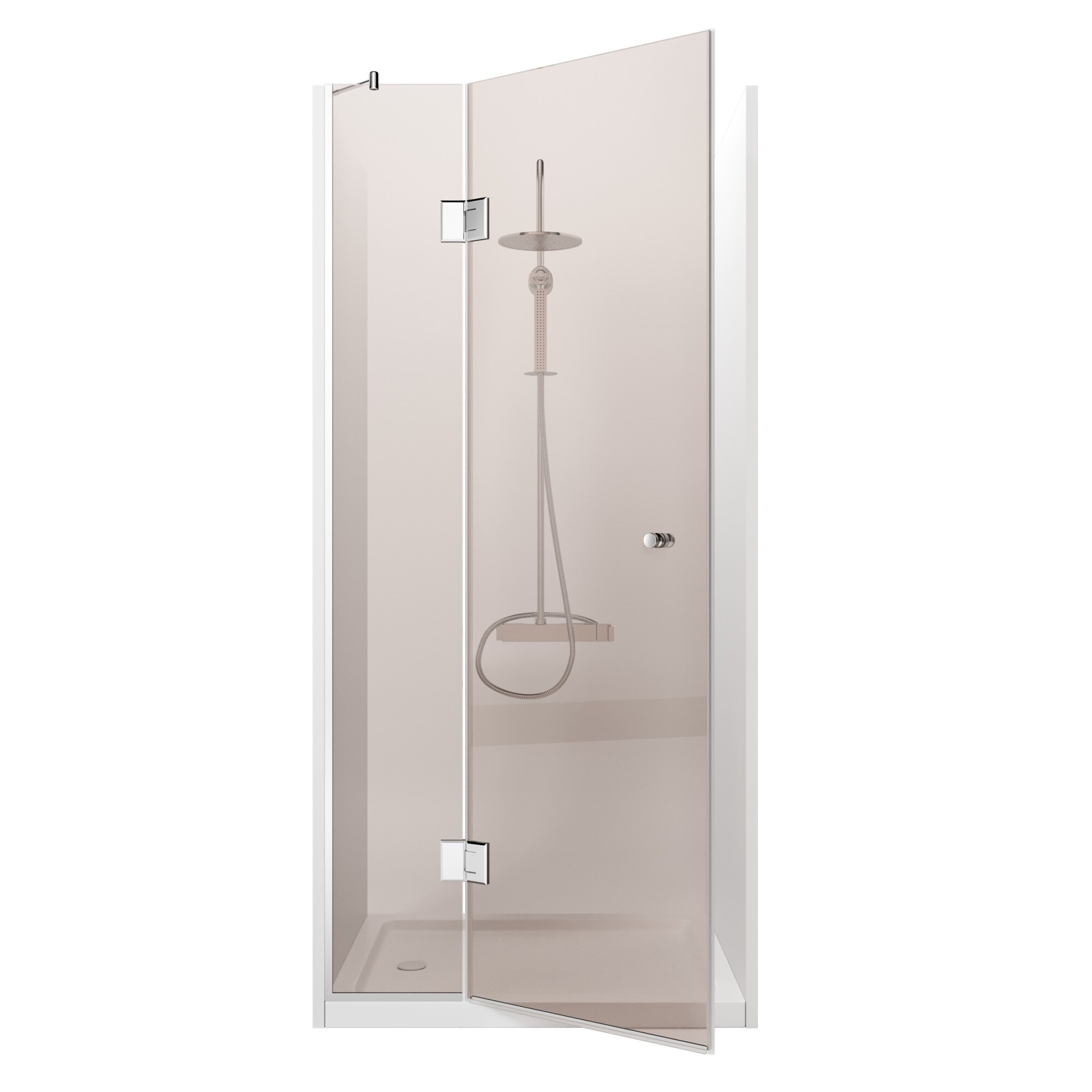 Usa dus cu panou fix bronze 200x130 cm - eMAG.ro
