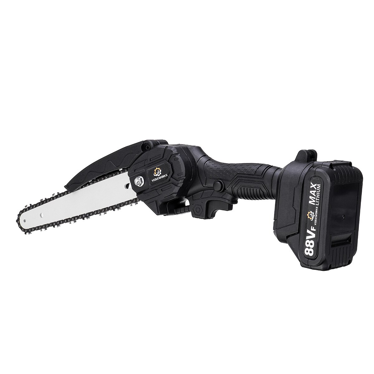 Ferastrau electric cu lant fara fir, VIOLEWORKS, 1 baterie, 8 inchi ...