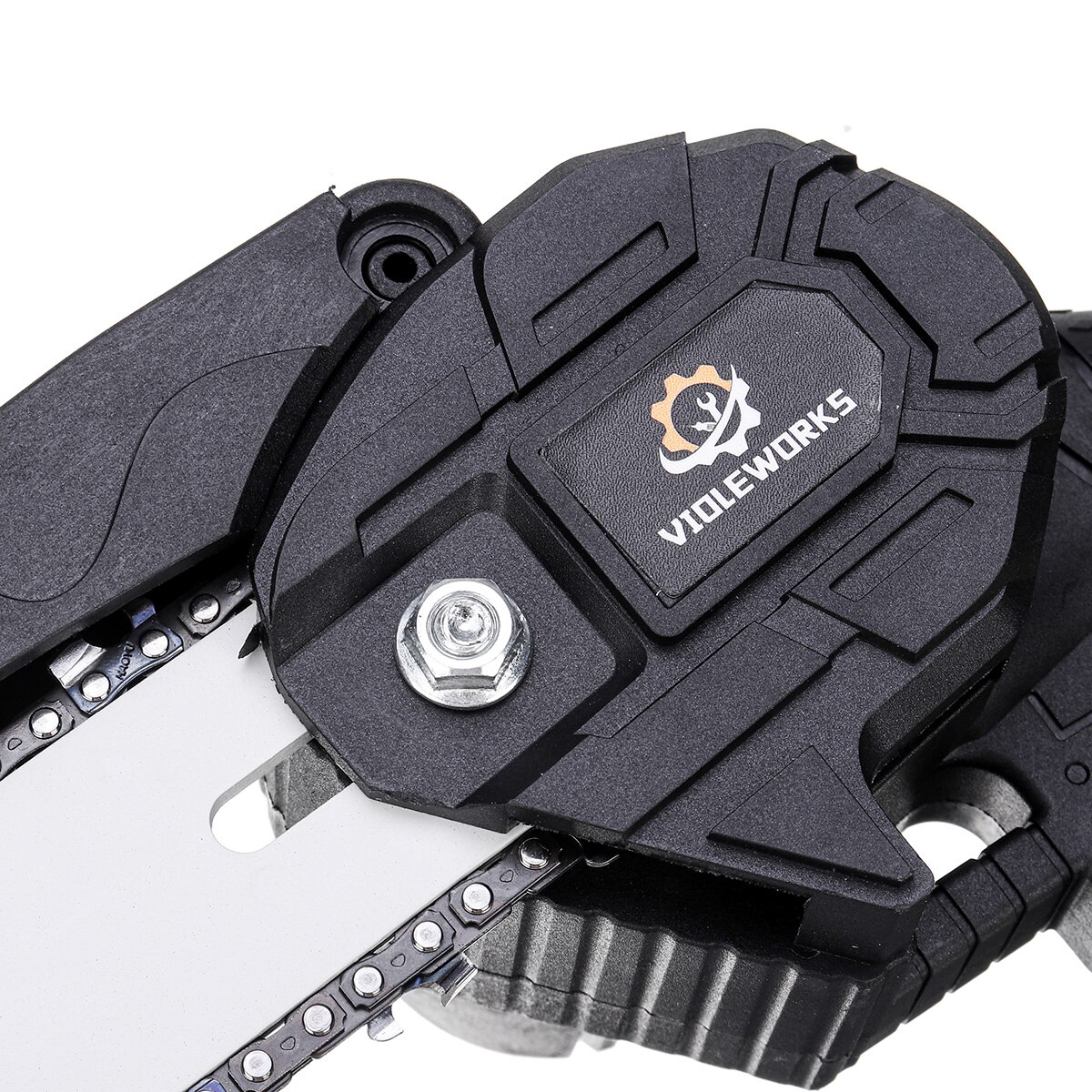 VIOLWORKS Акумулаторен електрически верижен трион 8 инча 3000W черен - eMAG.bg