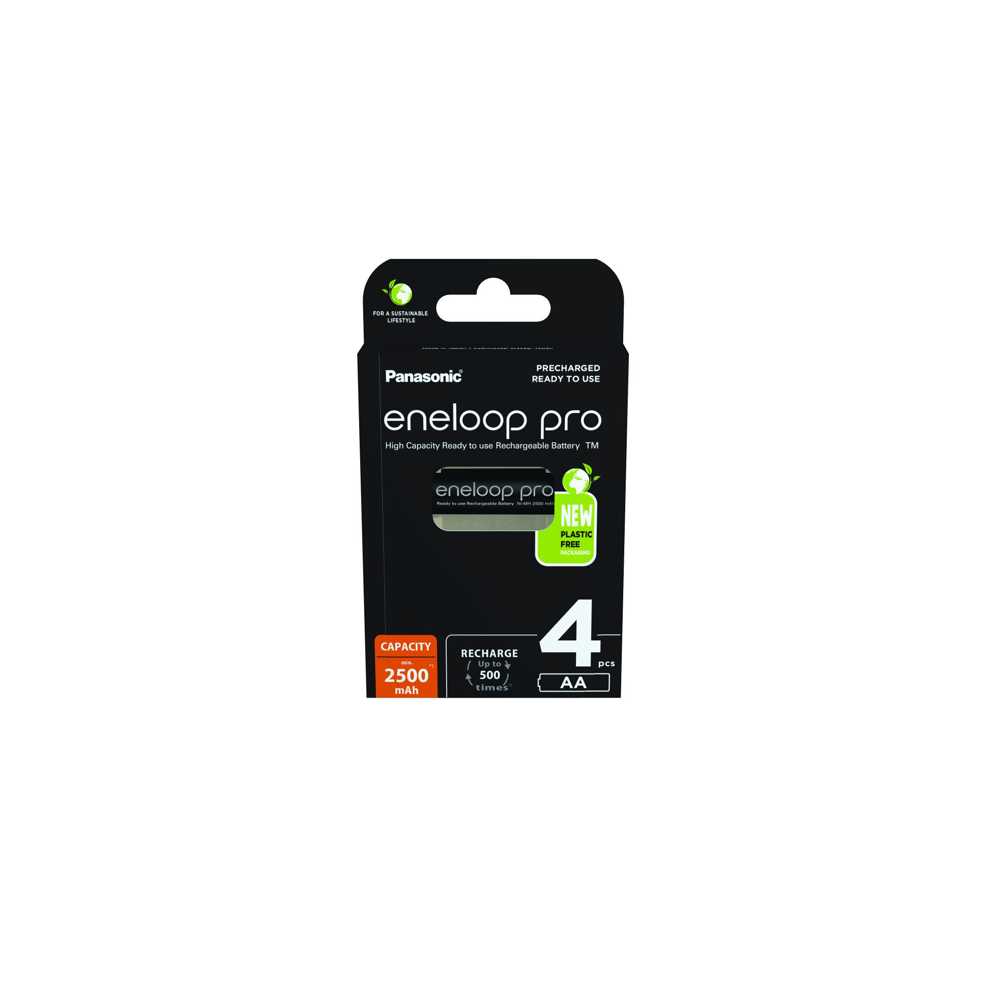 Acumulatori Panasonic Eneloop Pro 2500mah Aa R6 Blister 4 Bk 3hcde