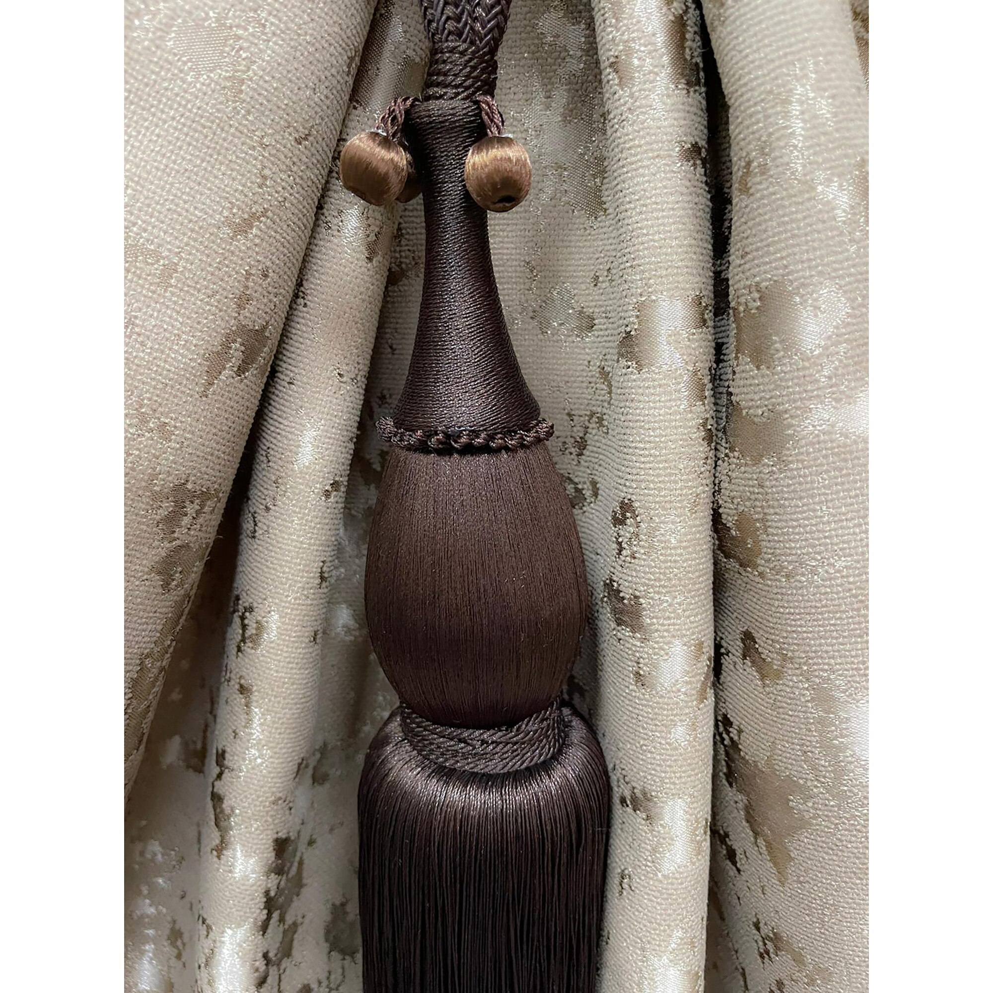 Set doi canafi wenge, ciucuri draperie - CAN3 - eMAG.ro