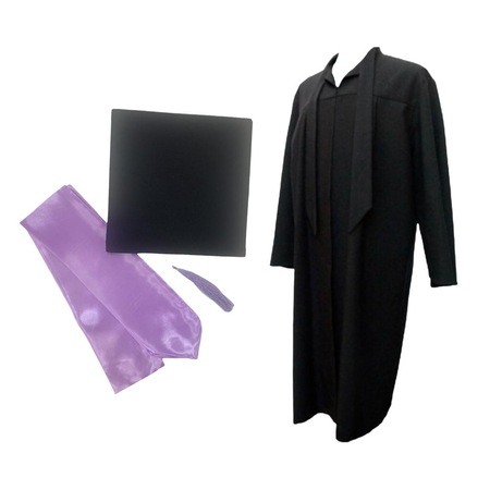 Set absolvire, roba, toca si esarfa, pentru studenti, marime universala ...