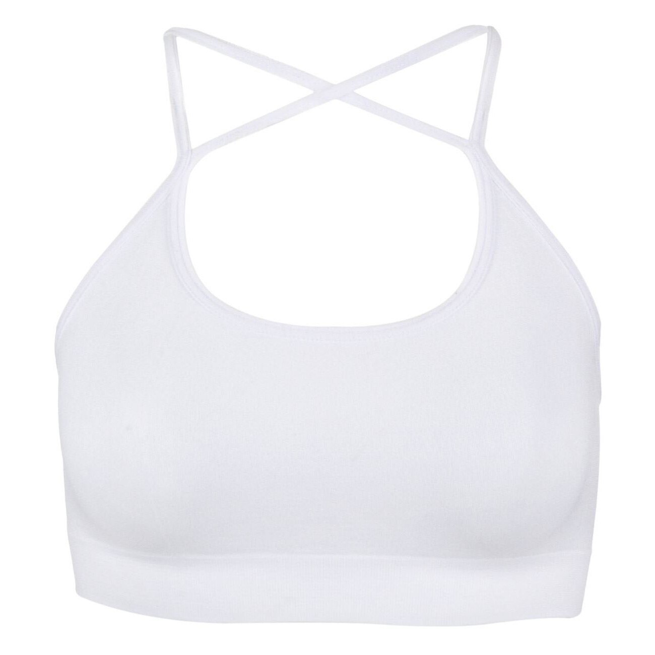 Bustiera alba fara cusaturi, One Size - eMAG.ro