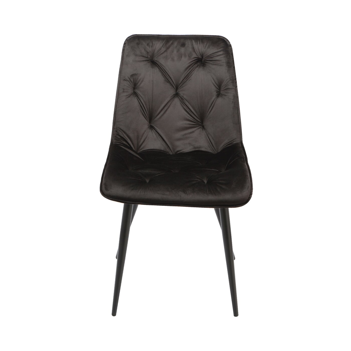 Scaun dining tapitat Cloud. negru, picioare negre - eMAG.ro