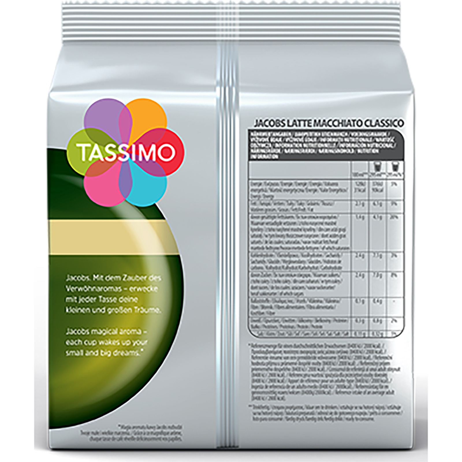 Capsule cafea, Jacobs Tassimo Latte Machiato, 40 bauturi x 295 ml, 40 ...
