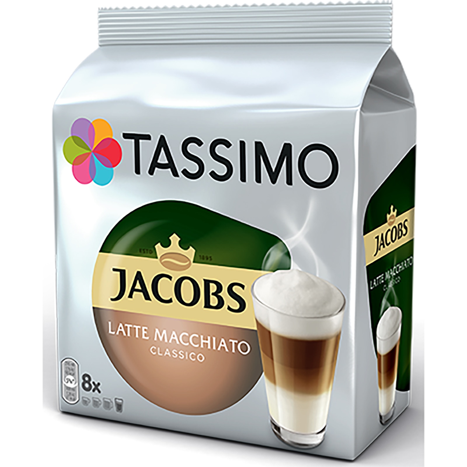 Capsule cafea, Jacobs Tassimo Latte Machiato, 40 bauturi x 295 ml, 40 ...