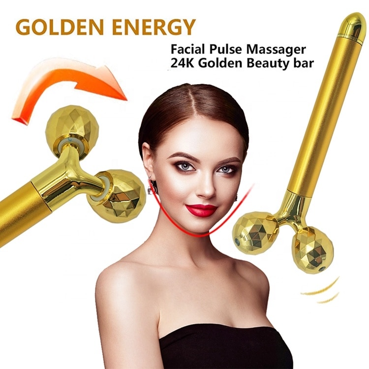 Set Aparat Masaj Facial Profesional Bell™ Beauty Energy T Shape Bar si ...