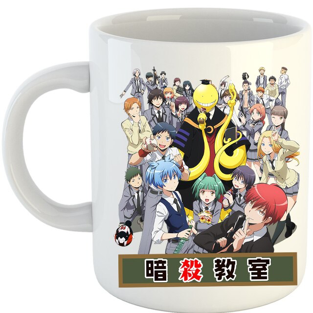 Чаша Assassination Classroom Moon Destroier Matsui Mangaka, Бял, 330 мл ...