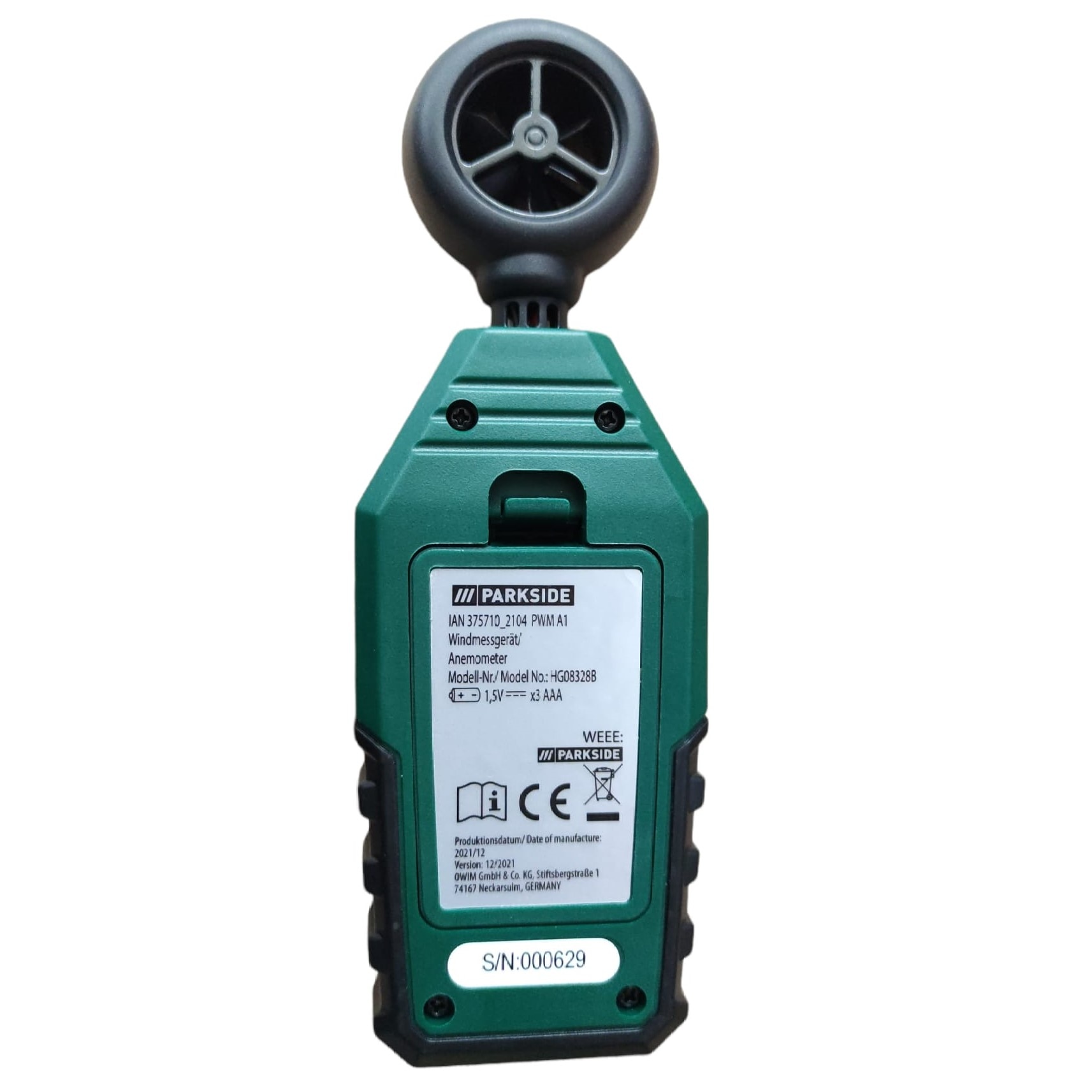 Anemometru digital, masurare viteza vant, masurare temperatura ...