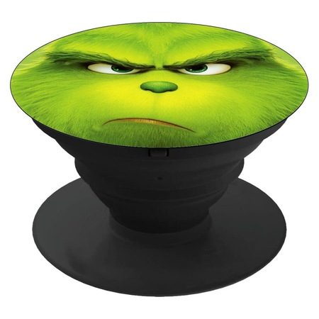 Suport telefon Pop Socket Grinch, 4x2.5cm, Multicolor - eMAG.ro