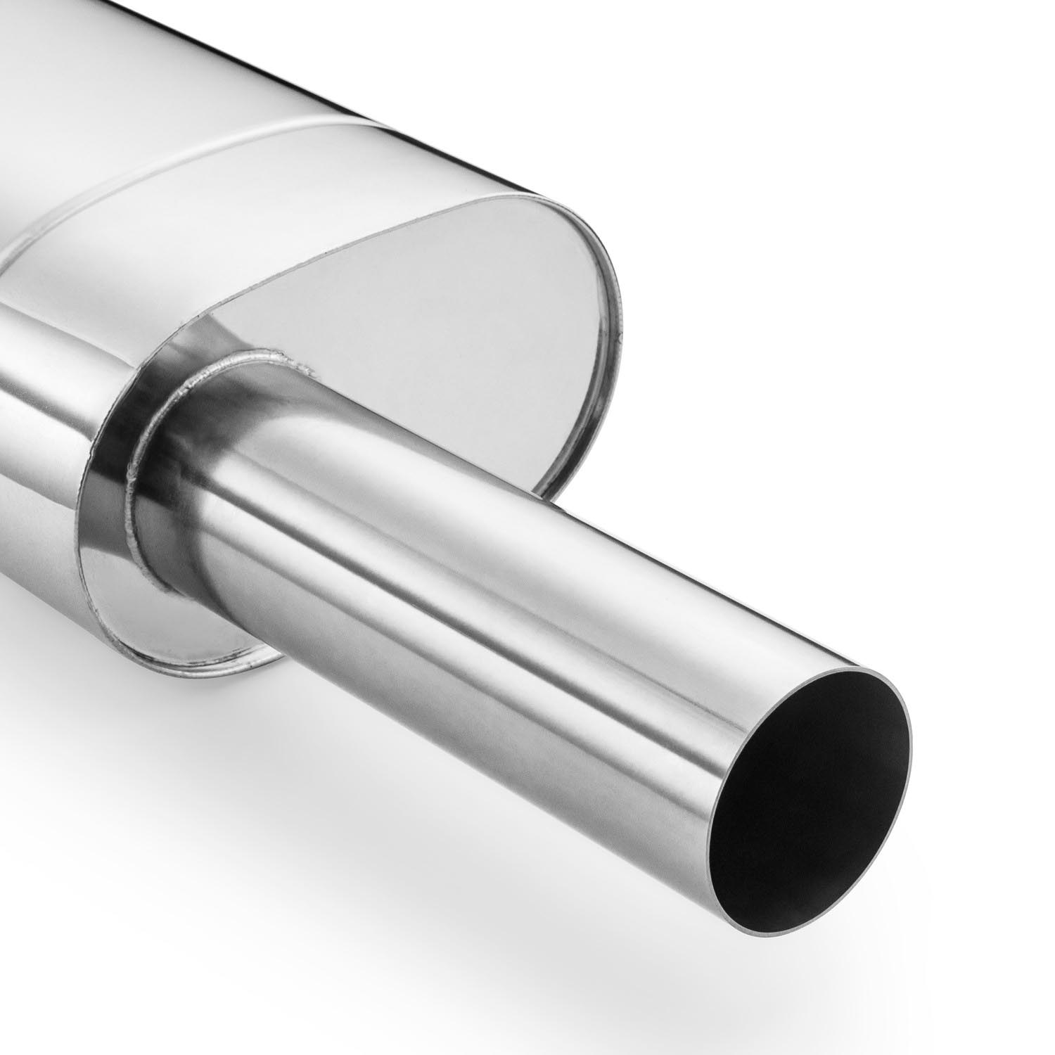 Toba de esapament RM Motors, Otel inoxidabil, 50 mm, Argintiu ...