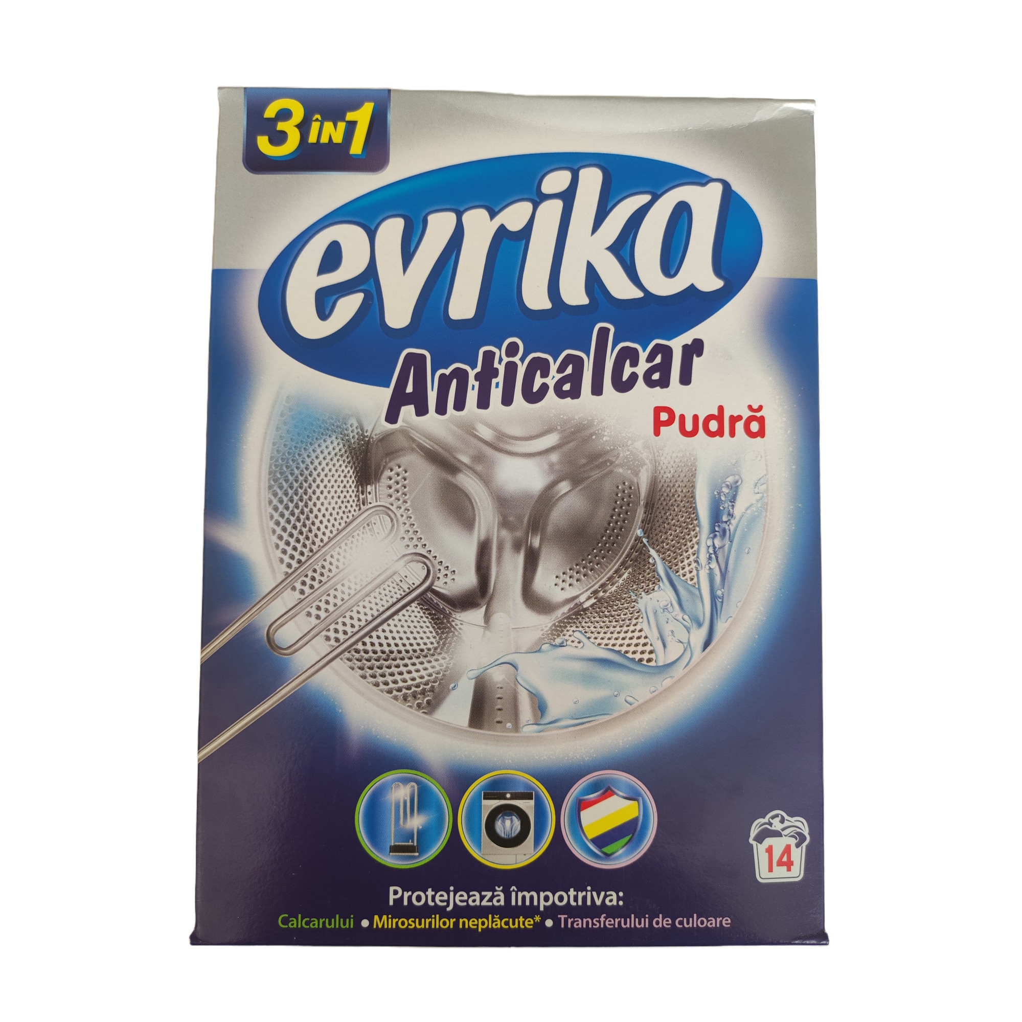 Pudra anticalcar Evrika, 420 g - eMAG.ro