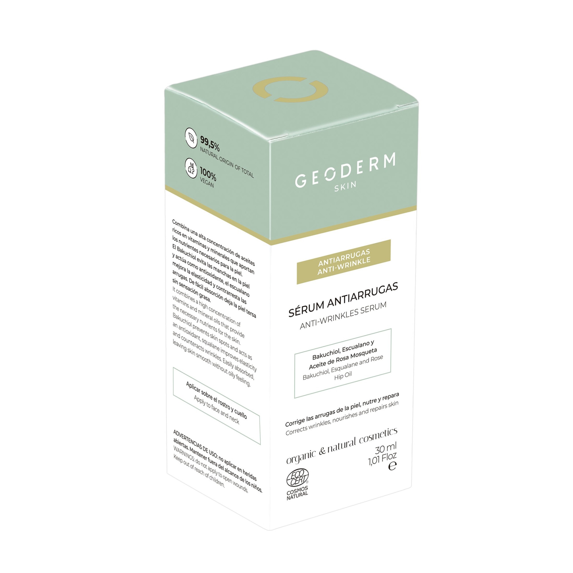 Ser pentru fata, GEODERM, Antirid, hidratant, 30 ml - eMAG.ro