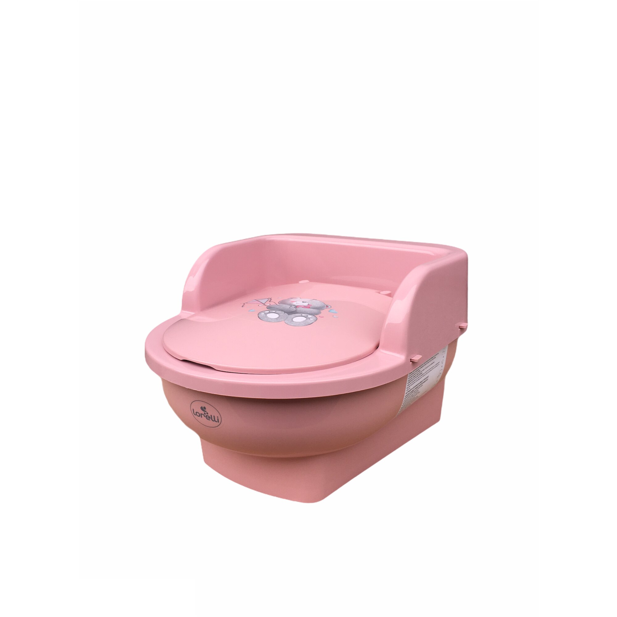 Minitoaleta pentru copii, Lorelli, Bear Dark Pink - eMAG.ro