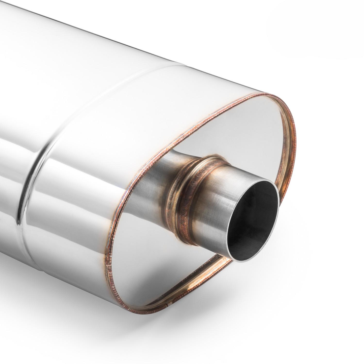 Toba de esapament RM Motors, Otel inoxidabil, 350x60 mm, Argintiu - eMAG.ro