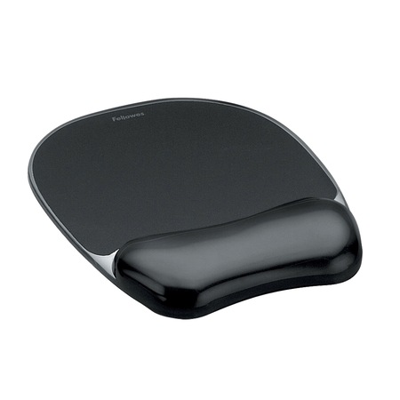 Mouse pad ergonomic Fellowes Crystal, cu gel, 20 x 230 x 200 mm, negru ...