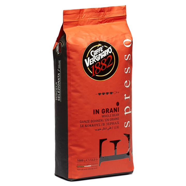 Cafea boabe, Vergnano Espresso, 1 kg - eMAG.ro