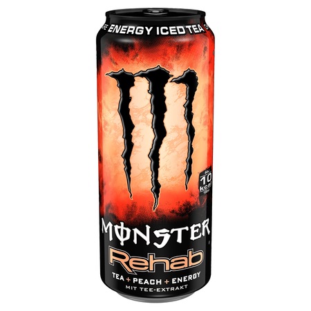 Monster Rehab Peach szénsavas energiaital, 500 ml - eMAG.hu