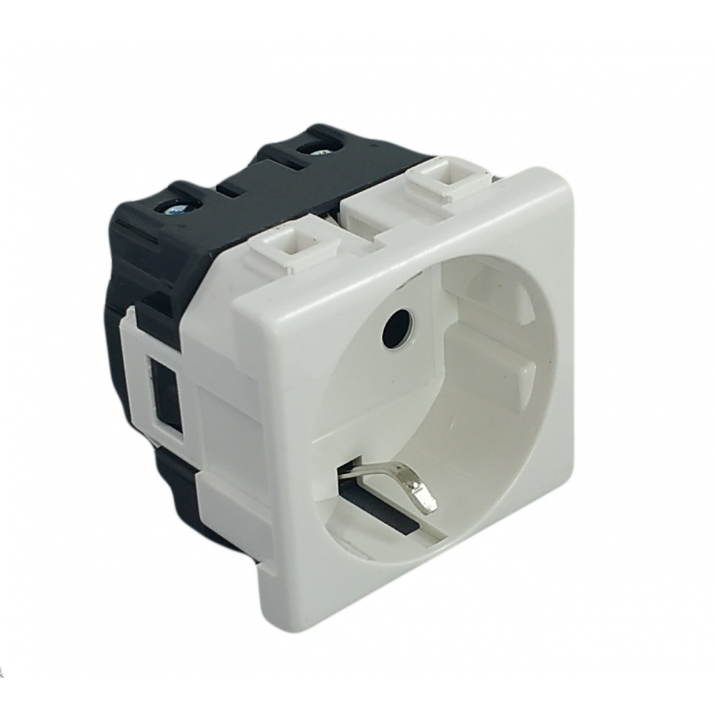Priza modulara alba schuko Kosmo16A in doua module - eMAG.ro