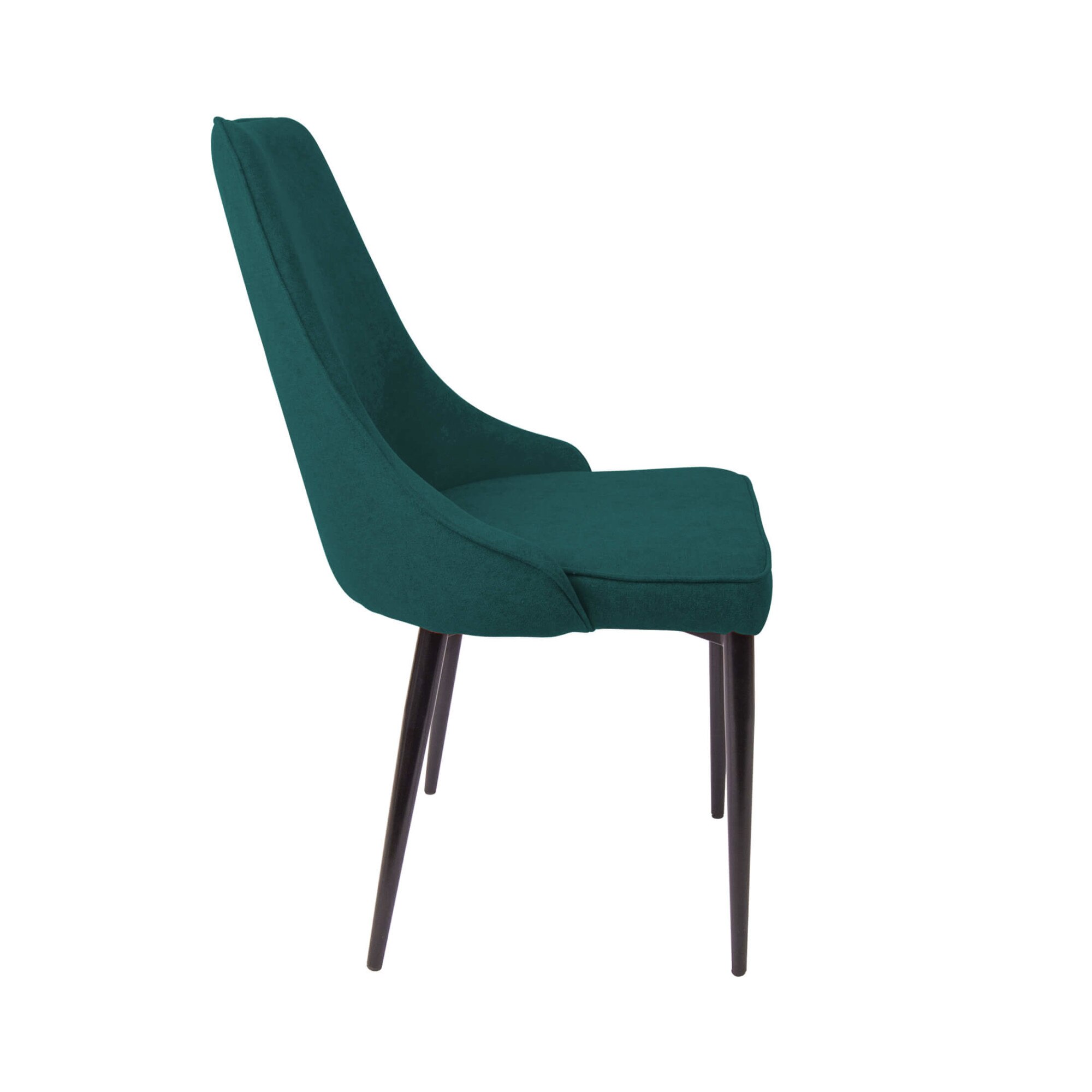 Scaun dining tapitat Leia, turcoaz - eMAG.ro