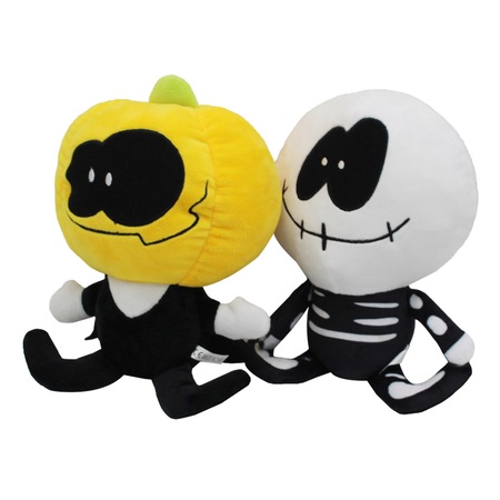 Set 2 jucarii Tricky The Clown, Hizue, Plus/Bumbac, 25 cm, Multicolor ...