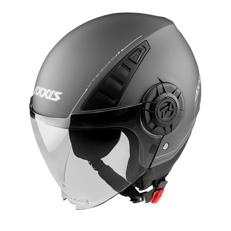 Casca Open face moto scuter Axxis Metro titanium mat, XXL 63-64cm - eMAG.ro