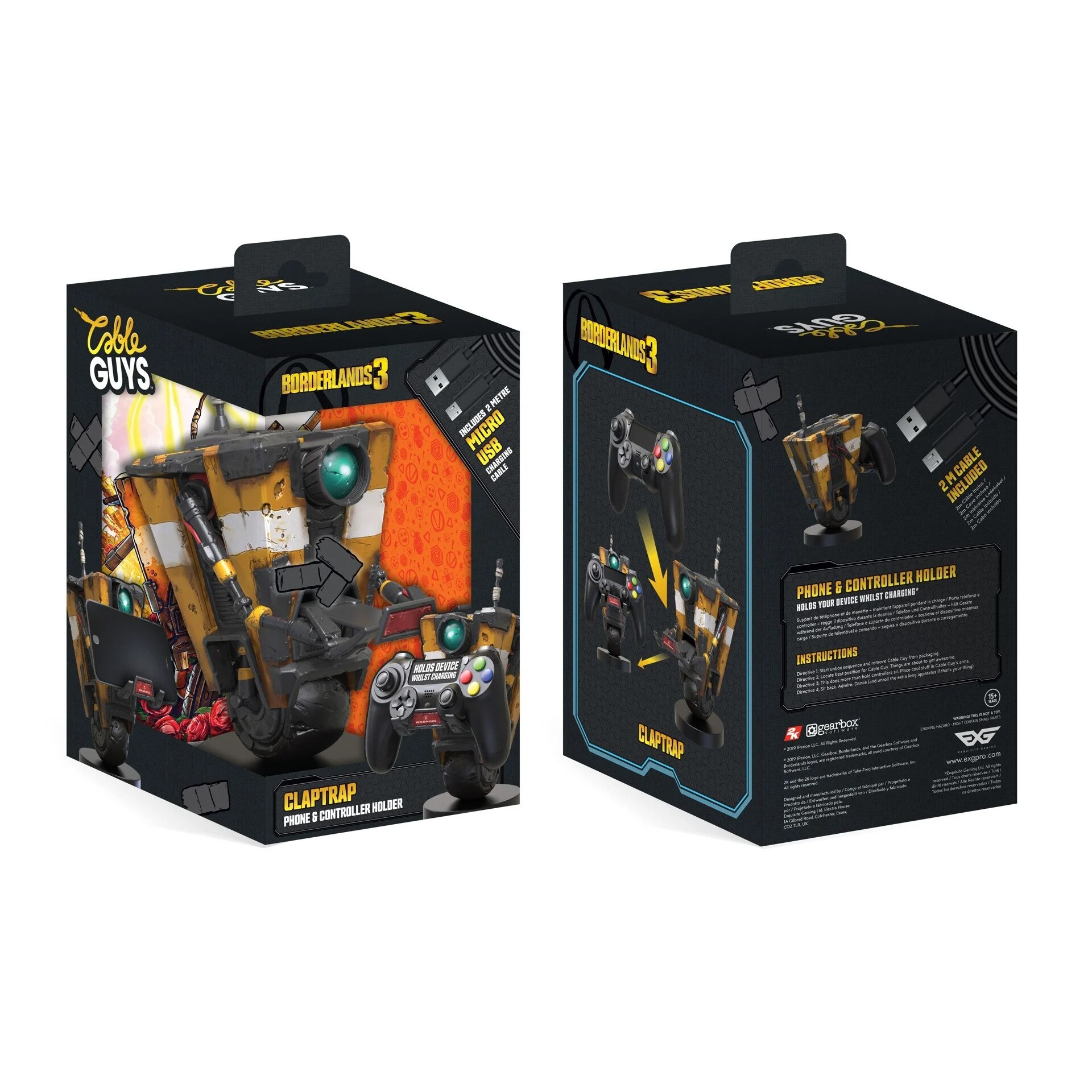 Фигура на стойка за зареждане Cable Guys Borderlands 3 Clap Trap - eMAG.bg