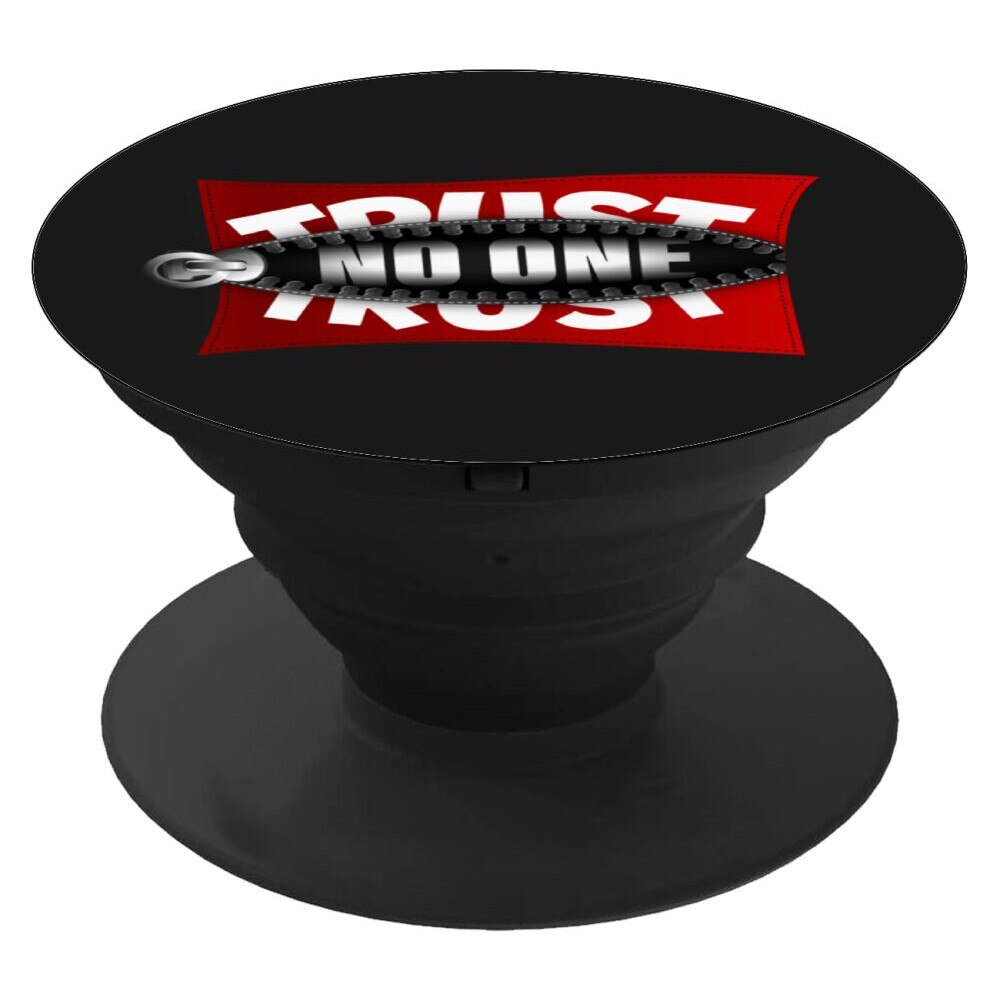 Suport telefon Pop Socket Trust No One, 4x2.5cm, Multicolor - eMAG.ro