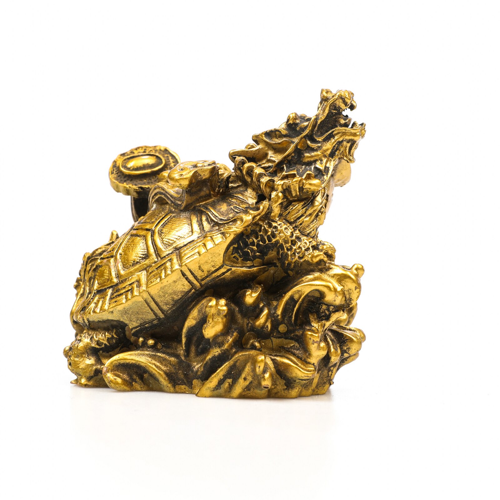 Statueta Feng Shui Broasca Testoasa cu cap de dragon pentru noroc si ...
