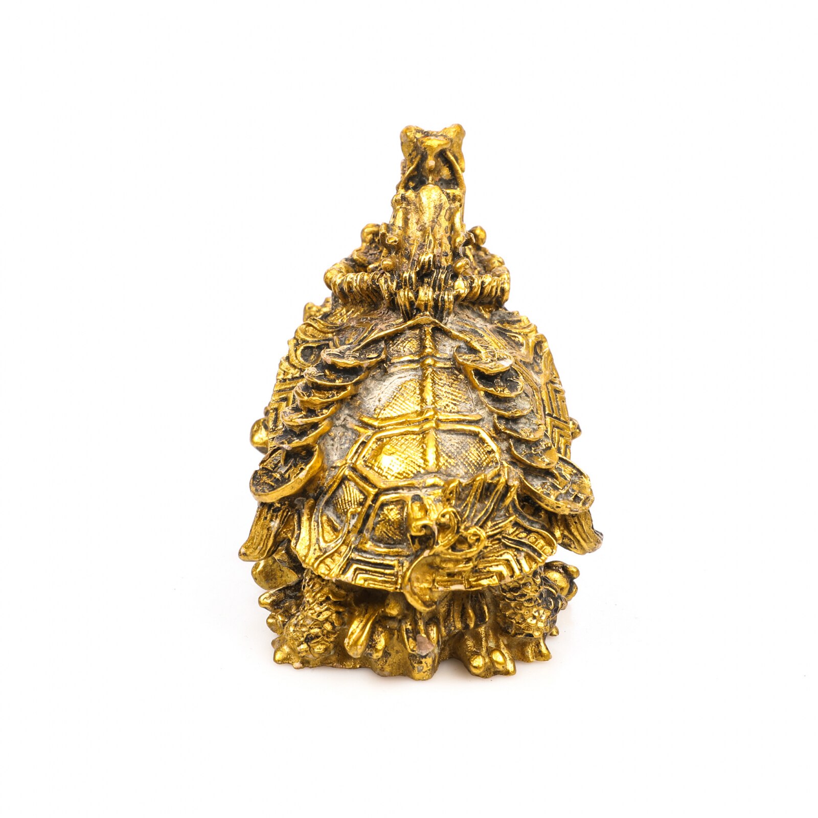 Statueta Feng Shui Broasca Testoasa cu cap de dragon si lant de monede ...