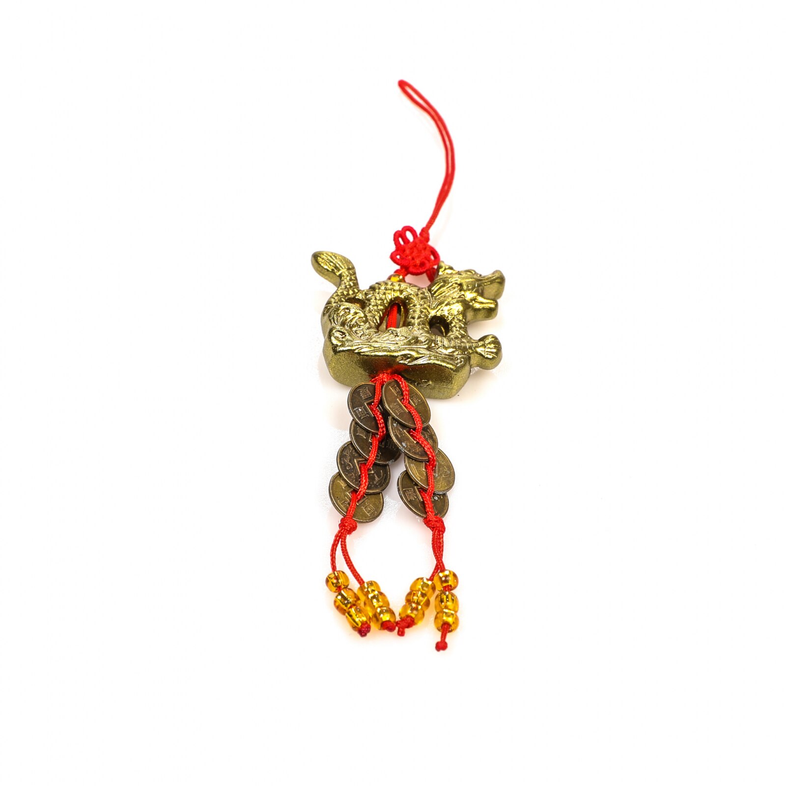 Amuleta Feng Shui cu Dragon si monede chinezesti - eMAG.ro