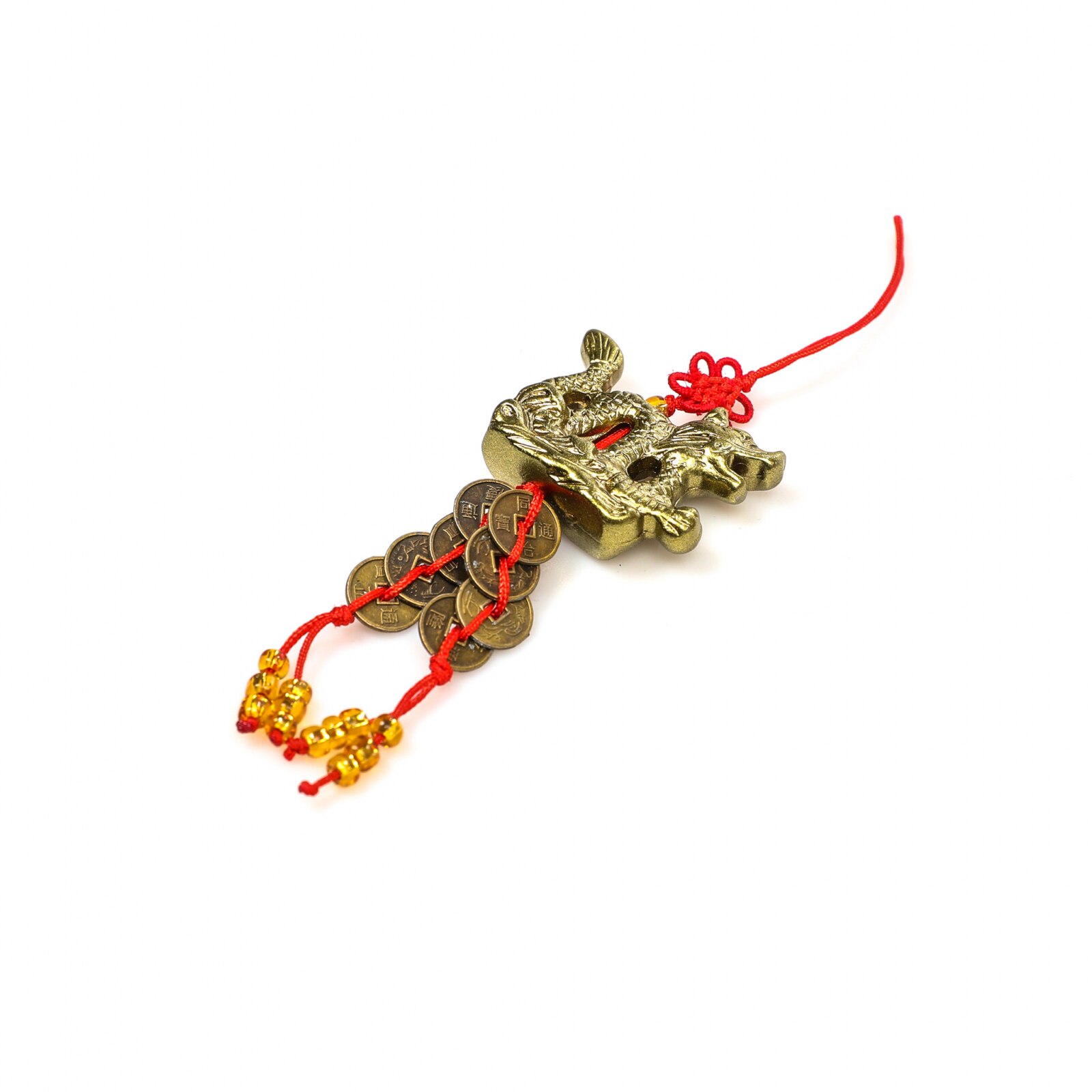 Amuleta Feng Shui cu Dragon si monede chinezesti - eMAG.ro