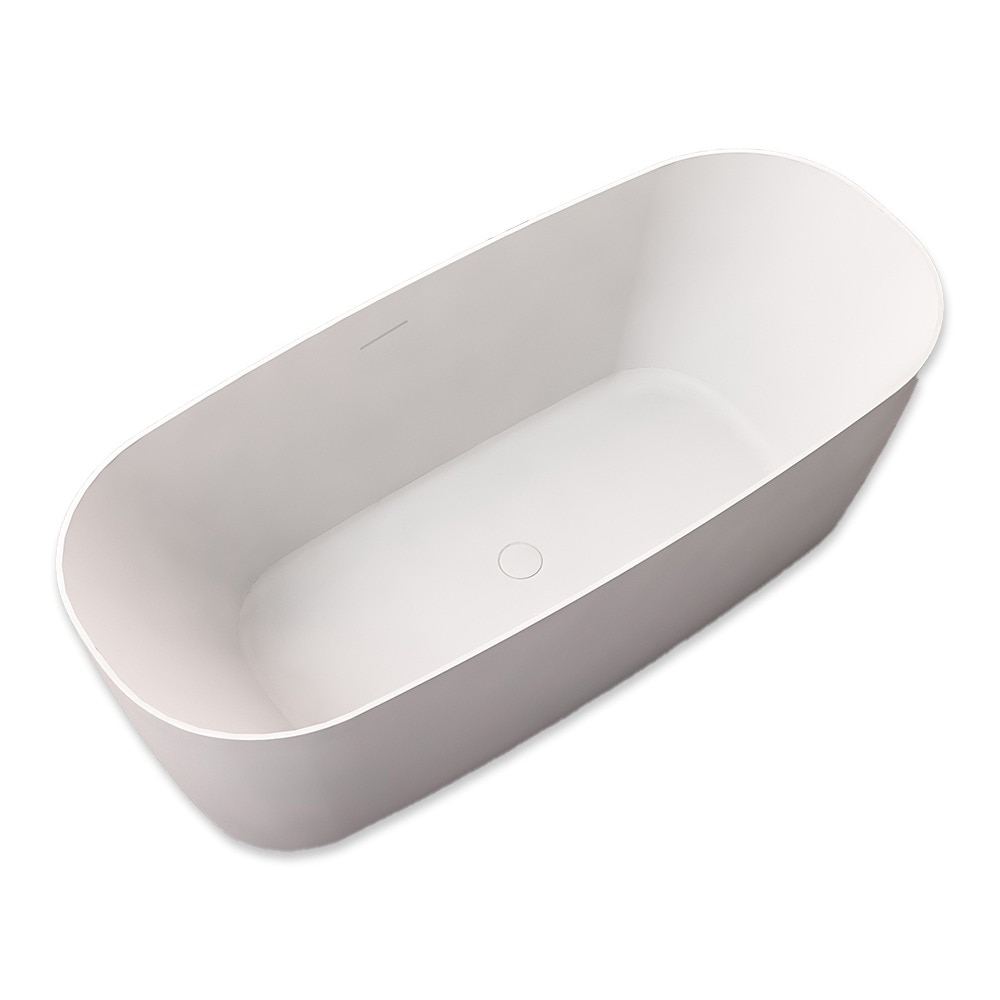 Cada freestanding Mastelli, ovala, 1700x750x580 mm, alb lucios - eMAG.ro